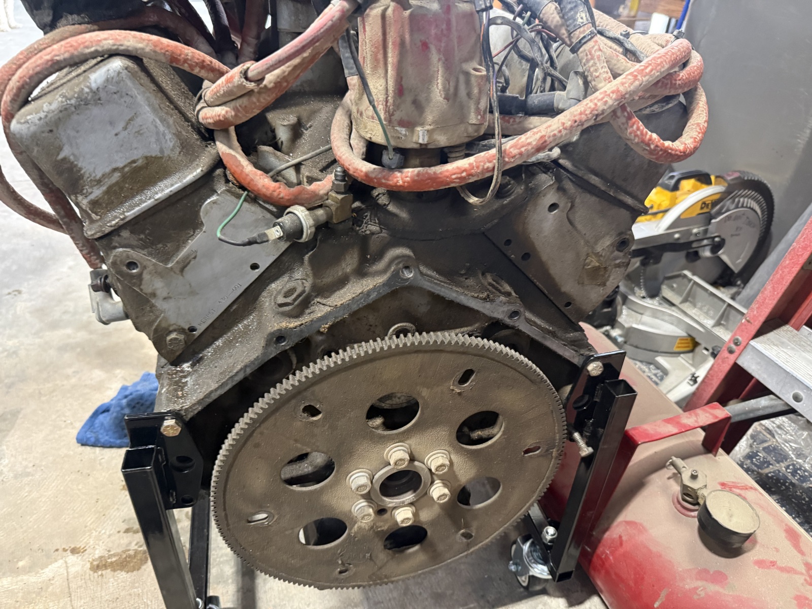 Shavers racing engine Rodeck SBC Brodix heads
