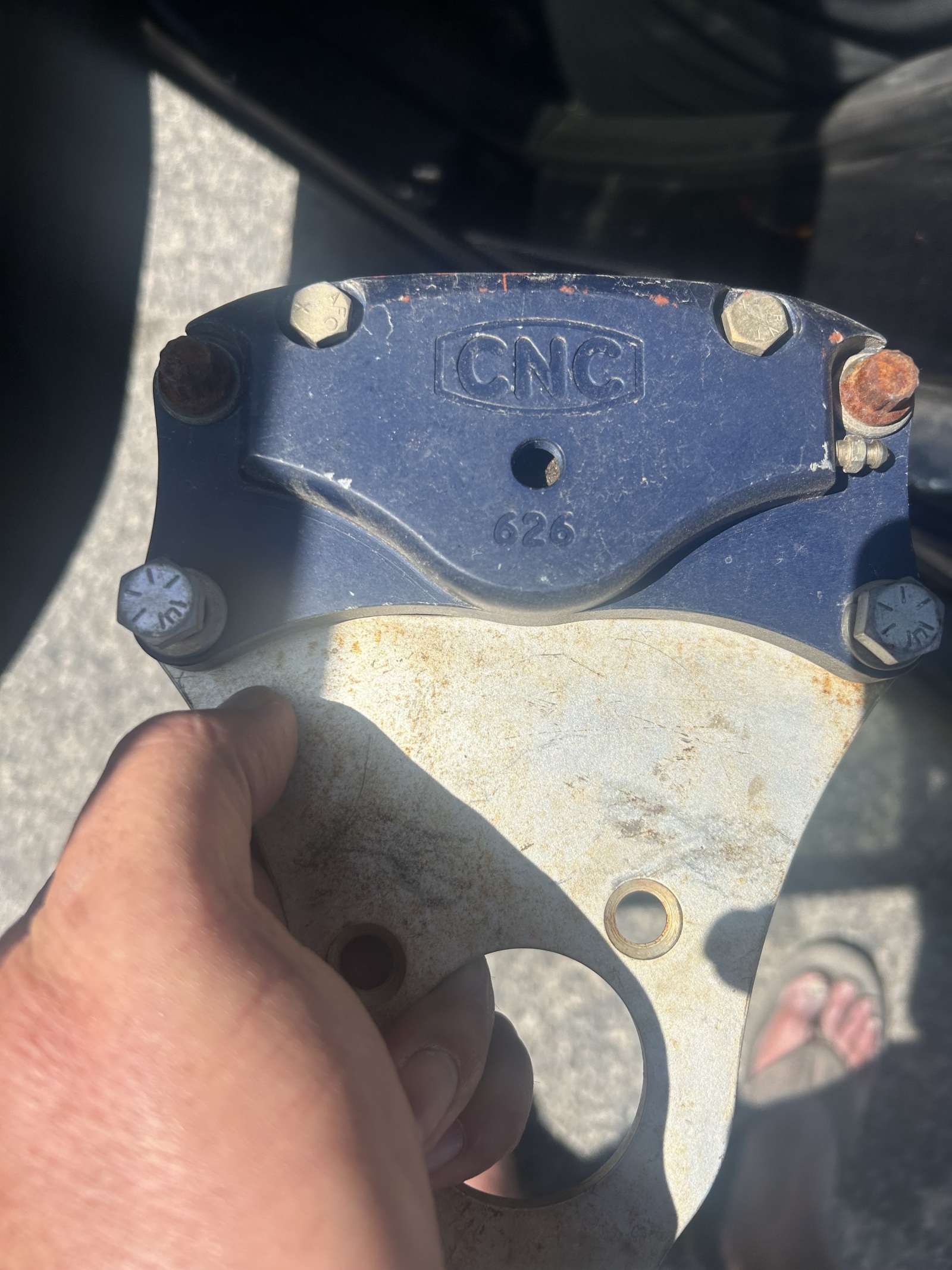 Cnc626 brake calipers and brackets