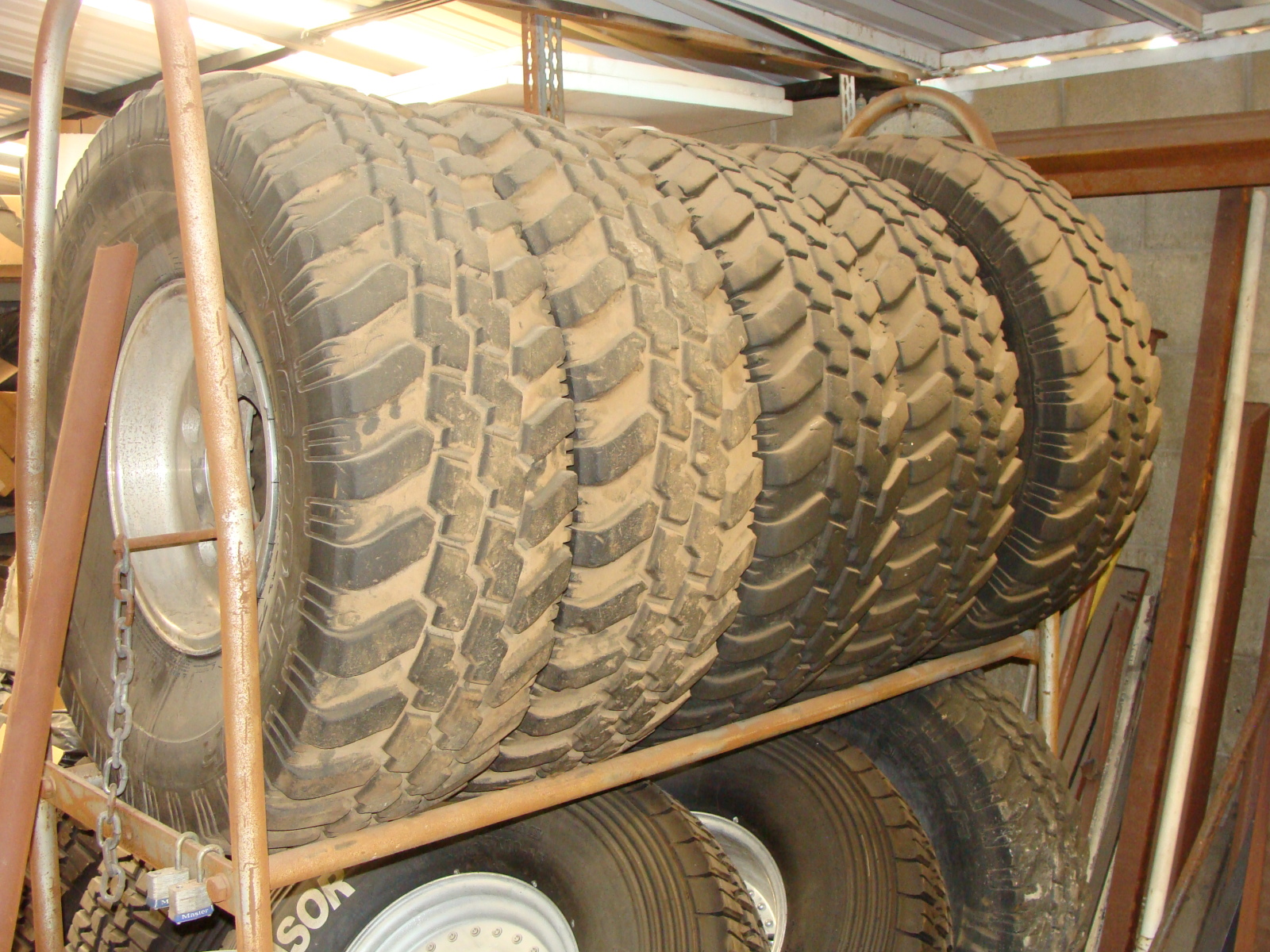 BFG BAJA TIRES 35/12.50/15 ON VW 5 HOLE BEAD LOCK WHEELS